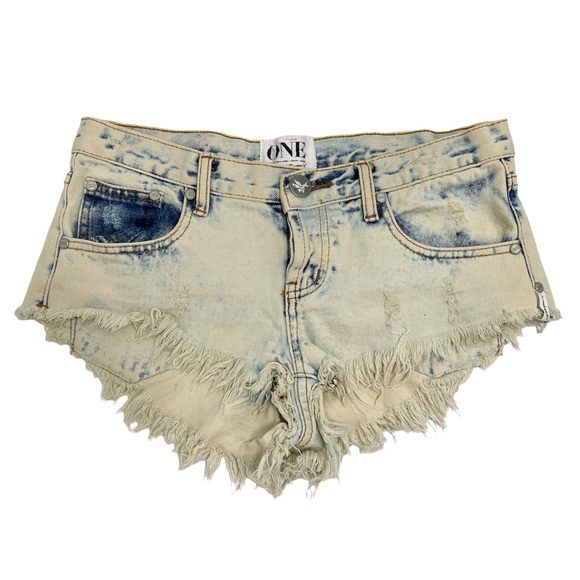 One Teaspoon | Shorts | One Teaspoon Button Fly Classic Bonitas Acid ...